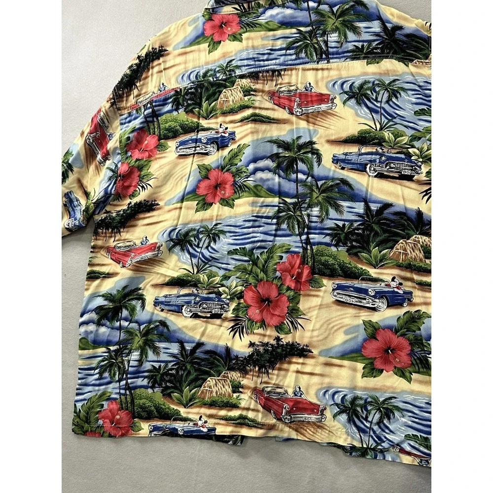 Big Dogs | Shirts | Vintage Big Dogs Hawaiian Shirt Men 3xl Car Cruise ...